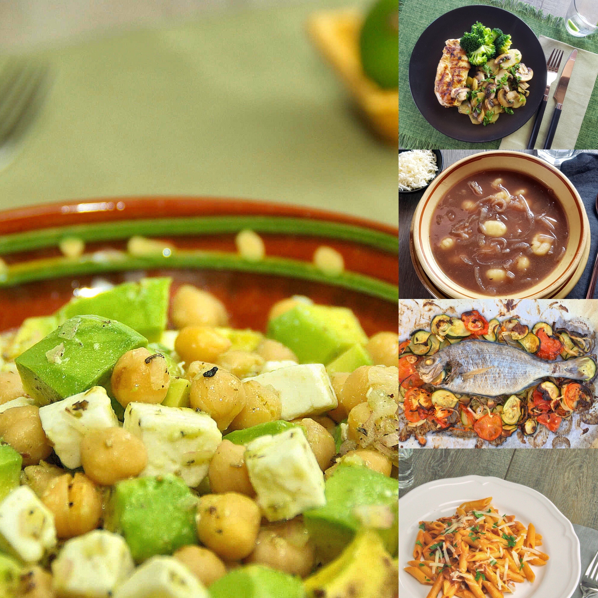 Bon App's weekly balanced meal plan for 16th April 2018